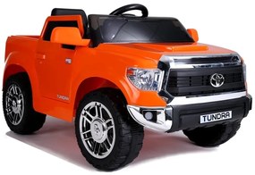 HračkyZaDobréKačky Dětské elektrické autíčko Toyota Tundra oranžové