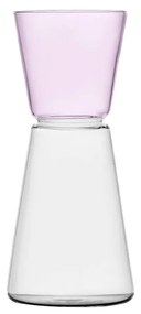 Karafa růžová/průsvitná 500 ml - 983084