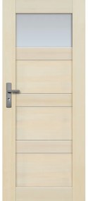 Interiérové dveře Radex dřevěné NEFRYT 1S Šířka dveří: 80 cm, Otvírání dvěří: Levé
