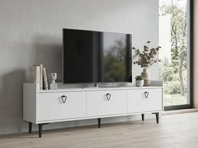 TV stolek PIENA 160 cm, bílý