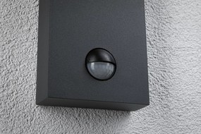 P 94739 LED venkovní nástěnné svítidlo Puka IP44 kruhové 110x125mm 3000K 8,5W 230V antracit hliník - PAULMANN