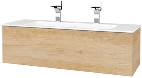 Dřevojas Koupelnová skříň VARIANTE SZZ 120 (umyvadlo Pura) Varianta: N01 Bílá lesk / D17 Colorado