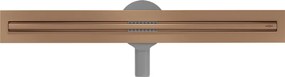 Mexen Flat 360° Slim sprchový žlab 70 cm, měděná matná, 1C41070
