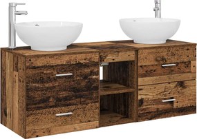 Sada koupelnového nábytku 3 ks Staré dřevo 49,5 x 44,5 x 65 cm 3405905