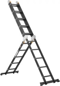 Víceúčelový skládací žebřík 7 v 1 5 kroků, výška dosahu 5,8 m pro práci