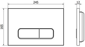 Mexen FENIX 02 - TLAČÍTKO PRO Mexen MODUL, BÍLÁ - 600200