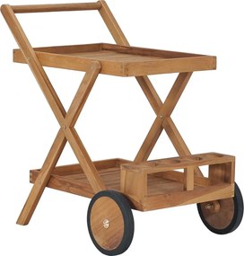 vidaXL Čajový vozík masivní teakové dřevo [49425]