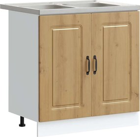 Kuchyňská skříň Kalmar Artisanový dub 80 x 46 x 81,5 cm 3315010