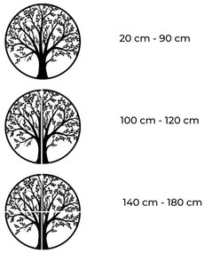 Detailní Dřevěný Strom Života na Stěnu - Moderní Farmářská Dekorace | SENTOP PR0217