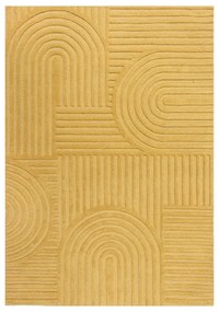 Flair Rugs, Kusový koberec Solace Zen Garden Ochre, 120x170, žlutá, ložnice