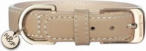 MILK&PEPPER Obojek pro psy Vendome Taupe Velikost: 35x2 cm