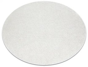 Dywany Luszczow Kusový koberec CASABLANCA PLUS kulatý krémový Jednobarevný, smyčkový Rozměr koberce: 200 cm KRUH