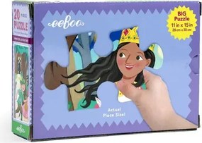 EEBOO Puzzle Princeznino dobrodružství / 20 dílků
