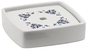 Gedy CIXI mýdlenka na postavení porcelán bílá/modrá CX1189