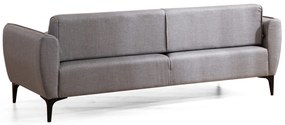 Hanah Home Třímístná pohovka BELISSIMO světle šedá 220 cm 560ARE1360