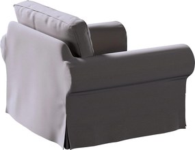 Potah na křeslo IKEA Ektorp barva hnědá látka sametová