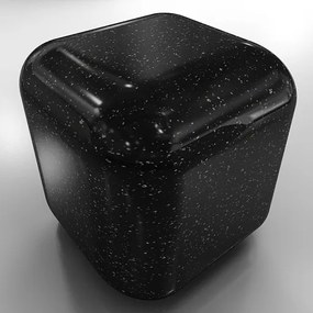 RETRO DŘEZ 43x46cm GALAXY BLACK