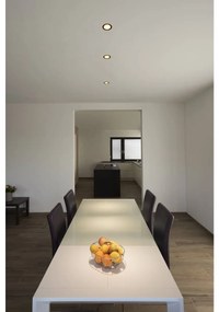LA 1002594 HORN MAGNA LED venkovní svítidlo k zabudování do stropu černá/zlatá, 3000K, 25° - BIG WHITE (SLV)