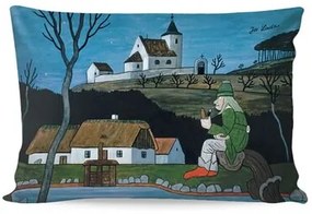 Matějovský Povlak na polštářek Deluxe Josef Lada Hastrman a hvězdy, 33 x 50 cm