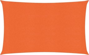 vidaXL Plachta proti slunci 160 g/m² 2 x 4,5 m HDPE [311340] Barva: orange