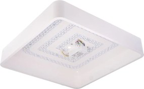T-LED Bílé LED stropní svítidlo hranaté 500x500mm 48W CCT 105451