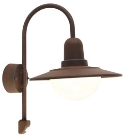 Vintage venkovní nástěnná lampa hnědý senzor pohybu IP44 - Herman