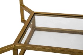 Designový odkládací stolek Tamithy 47 cm zlatý