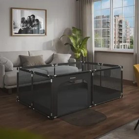 Tulano Cozy 22 Dětská ohrádka 180 x 120 cm šedá