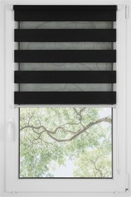 Roleta Den Noc neinvazivní soft Černá 51x150 cm