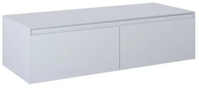 LOTOSAN Akra skříňka s deskou SLIM 120cm, sv. šedá matná AQ LN8946