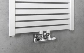 Aqualine, TONDI topné těleso 450x1330 mm, středové připojení, bílá, DT470T
