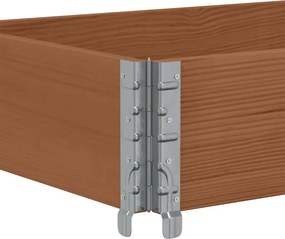 Zahradní truhlík hnědý 150x50 cm masivní borové dřevo 3295410