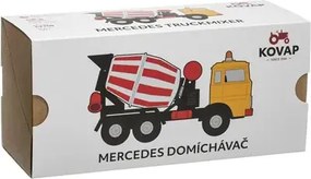 KOVAP Model Mercedes domíchávač betonu 1:43 / Kov + plast / 16 cm / od