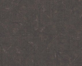 Vliesová tapeta 36974-2 černo-hnědá, metalická geometrická / Vliesové tapety na zeď 369742 Absolutely Chic (0,53 x 10,05 m) A.S.Création