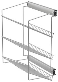 In-Design Úložný třípatrový koš Barva koše: šedá