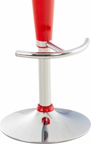 Sada 2 barových židlí Saddle – červená