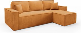Rohová rozkládací sedací souprava do L BASIC, 240 cm, s úložným prostorem Roh pohovky: Levý roh, Barva látky: Černá (Poso 135)