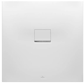 Villeroy & Boch Villeroy Boch Square INFINITY - Sprchová vanička, 90x90cm, Quaryl®, Stone White VB UDQ9090SQI1VRW