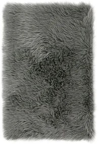 AmeliaHome Kožešina Dokka tmavě šedá, 60 x 90 cm