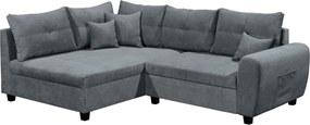 XXXLutz ROHOVÁ SEDAČKA, textil, antracitová MID.YOU - Sedací soupravy - 002220035602