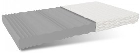 Vomaks unit, s.r.o. Pěnová matrace BILBAO MAX PLUS, výška 21 cm Rozměr: 140 x 200 cm, Materiál: aloe vera