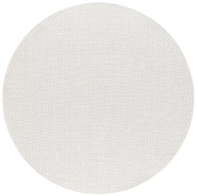 Dywany Łuszczów Kusový koberec Timo 6272 White kruh – na ven i na doma ROZMĚR: 150x150 (průměr) kruh