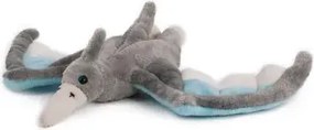 TEDDIES Plyšový pterosaurus 29x18 cm šedý / od 0 měsíců / Plyš