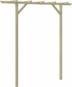 vidaXL Zahradní pergola 205 x 40 x 203 cm dřevo [41663]