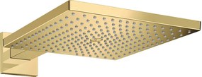 Hansgrohe Raindance E, hlavová sprcha 300 1jet se sprchovým ramenem, leštěný vzhled zlata, HAN-26238990