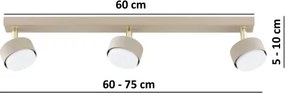 BRILAGI - LED Bodové svítidlo MONO 3xGX53/30W/230V béžová