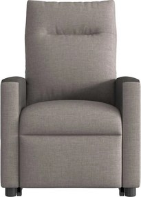 Zvedací polohovací křeslo taupe textil 3324057