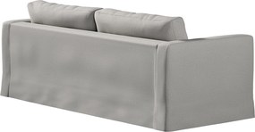 Potah na pohovku IKEA  Karlstad 3-místná, nerozkládací, dlouhý barva šedá látka pletený vzor