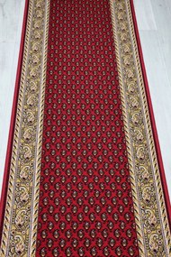 Associated Weavers, Protiskluzový běhoun na míru Inca 11, šíře 80 cm, červená, chodba / předsíň