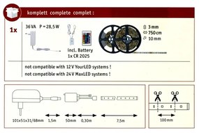 Paulmann 78979 - LED RGB/26W Stmívatelný pásek SIMPLED 7,5m 230V + DO